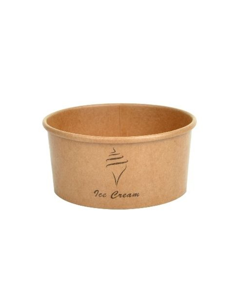 Paper Ice Cream cup Kraft 12oz – Artemis Design